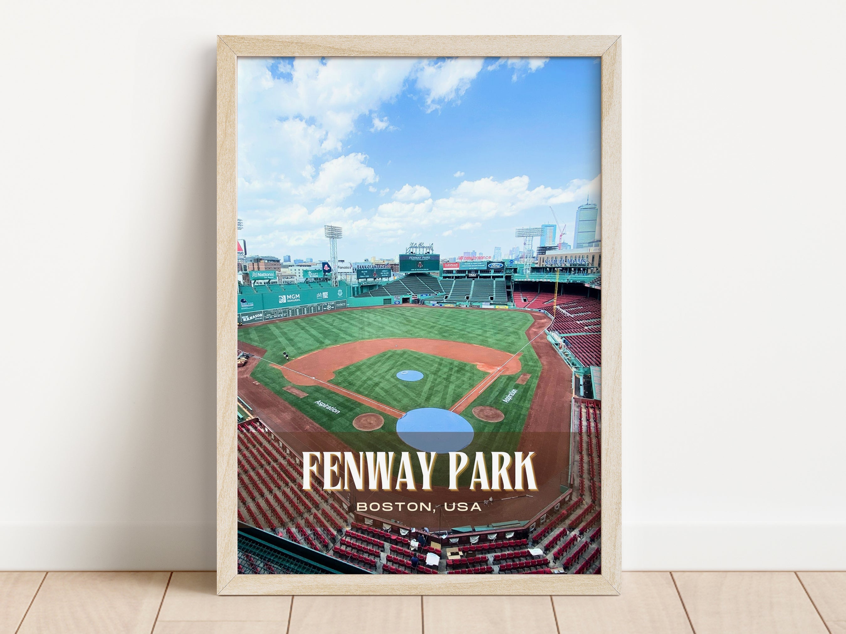 Fenway Park Canvas Print, Baseball Wall Art, Fenway Park Room Decor – JOYIE