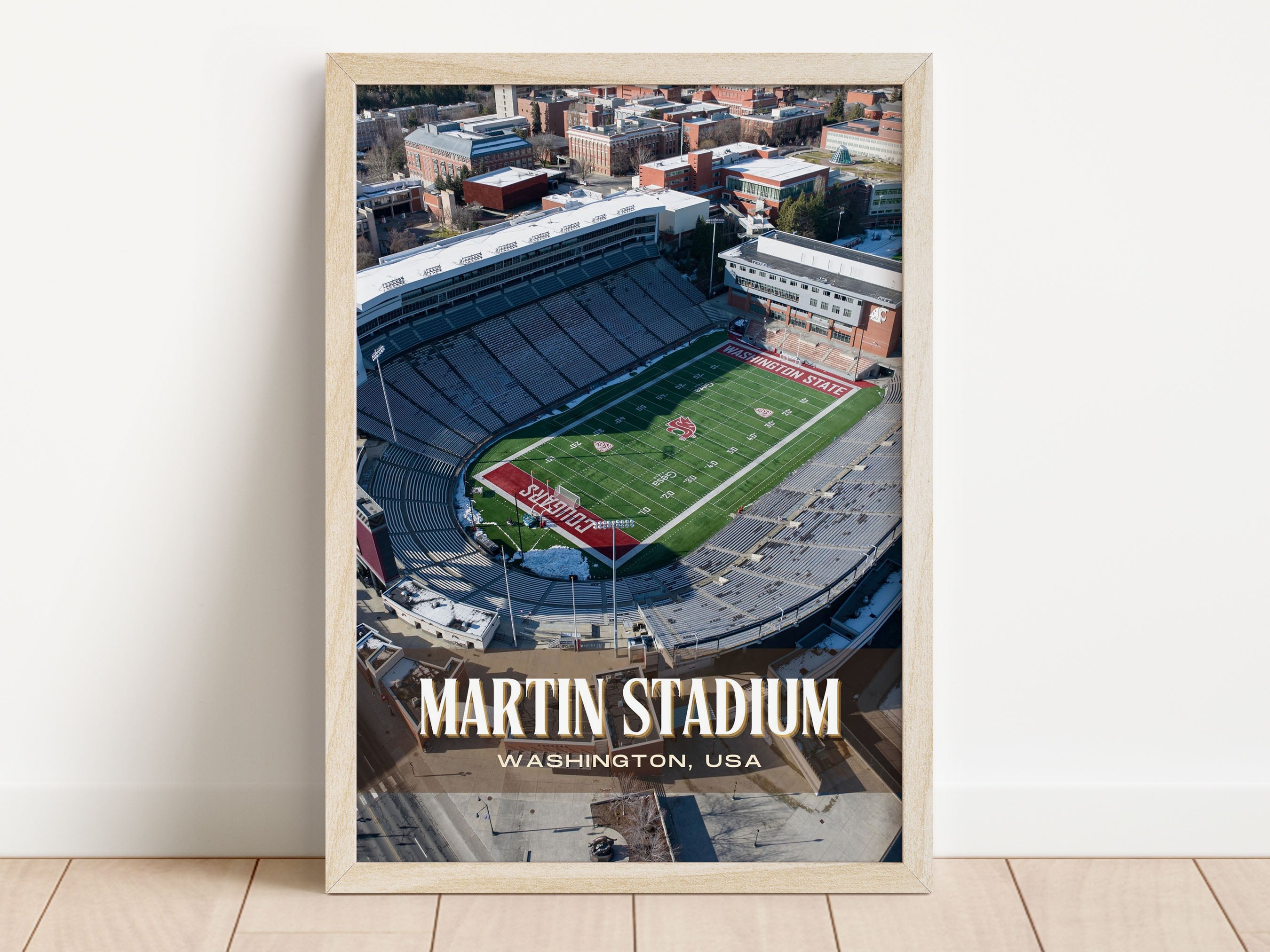 NFL Stadium Map, Custom Football Stadium Map, Football stadium tracker ...