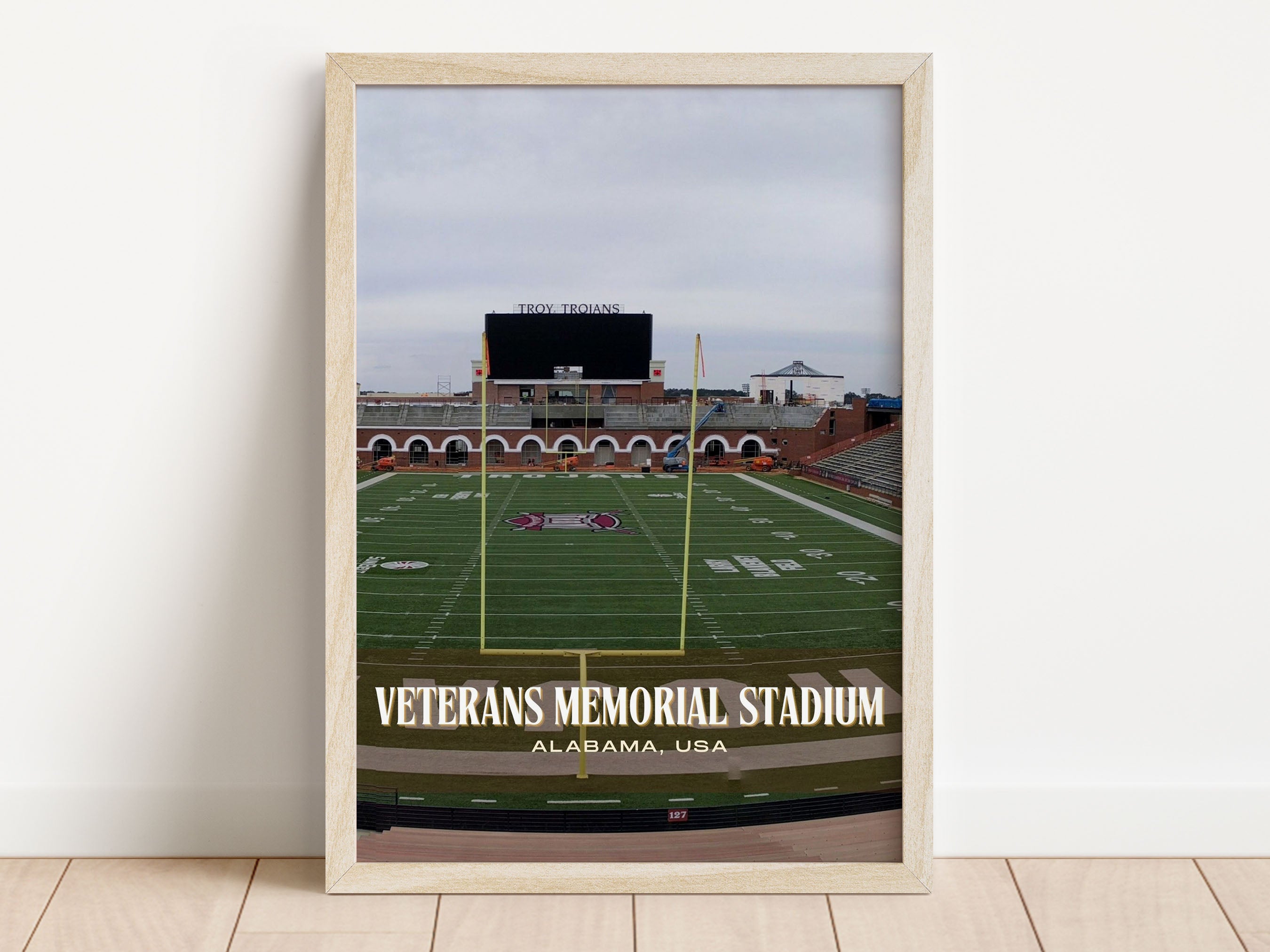 Veterans Memorial Stadium Football Wall Art,wall art – JOYIE