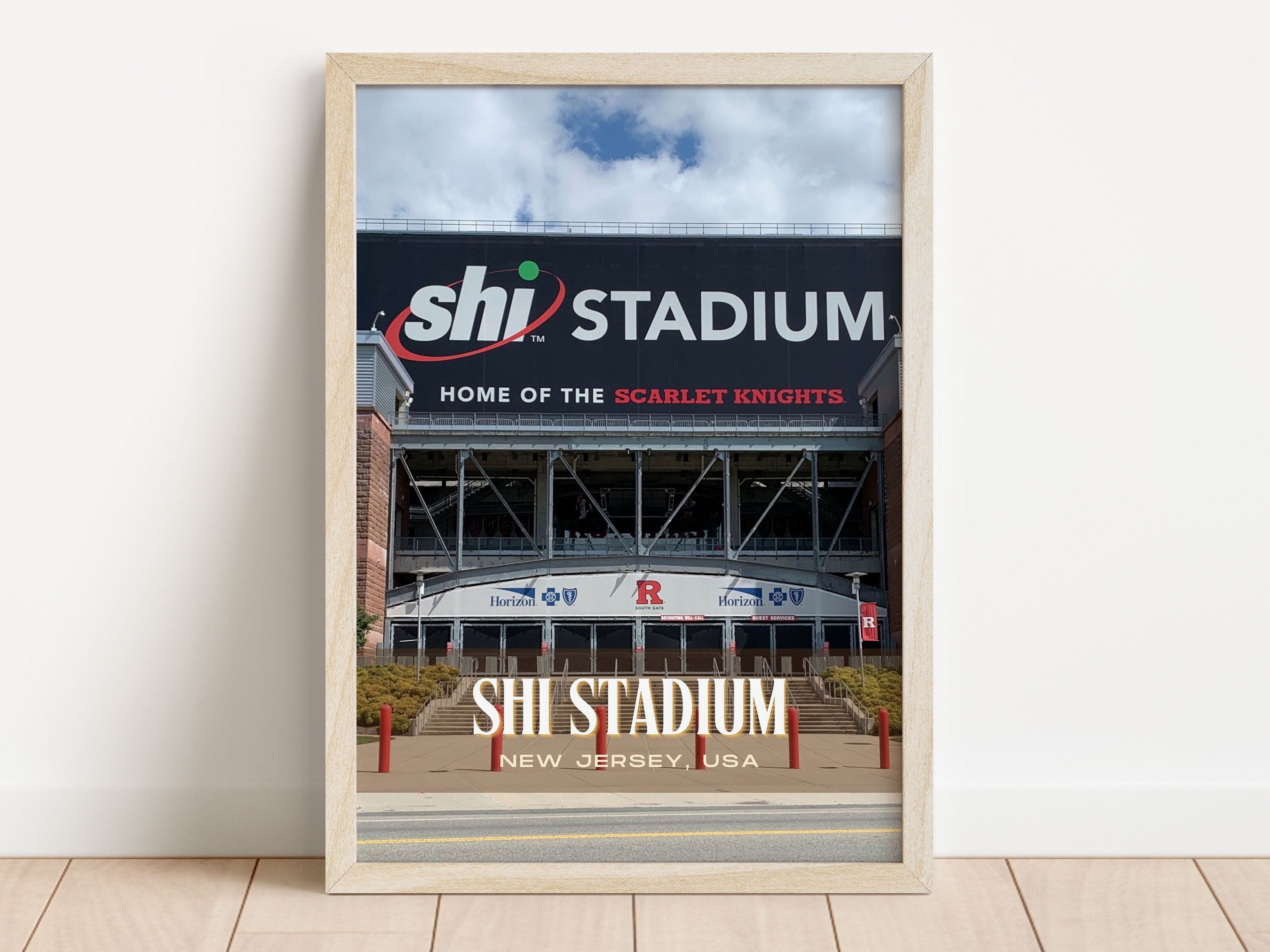 SHI Stadium, Rutgers Scarlet Knights, Black & White Stadium, Digital ...